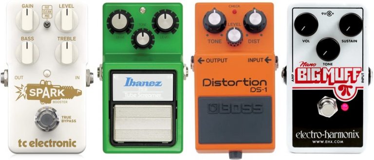 Guitar Pedals: Boost Vs. Overdrive Vs. Distortion Vs. Fuzz