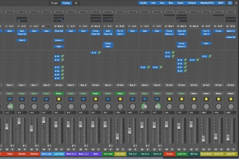What Are Audio Buses Mixing Recording Live Sound 